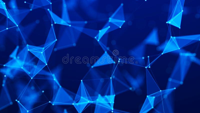 Abstract Connection Dots Technology Background Network Connection