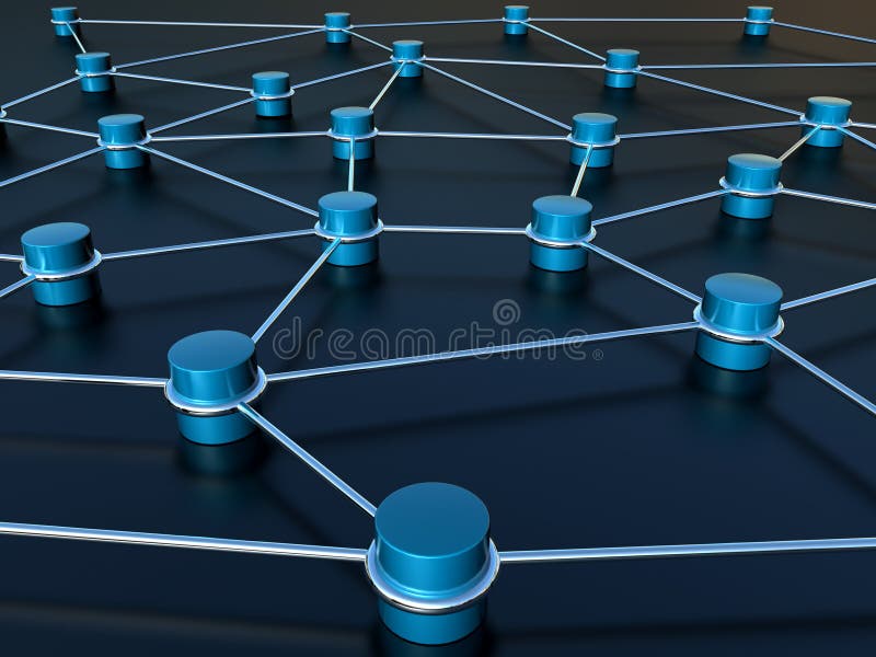 Network path stock illustration. Illustration of connecting - 25353065