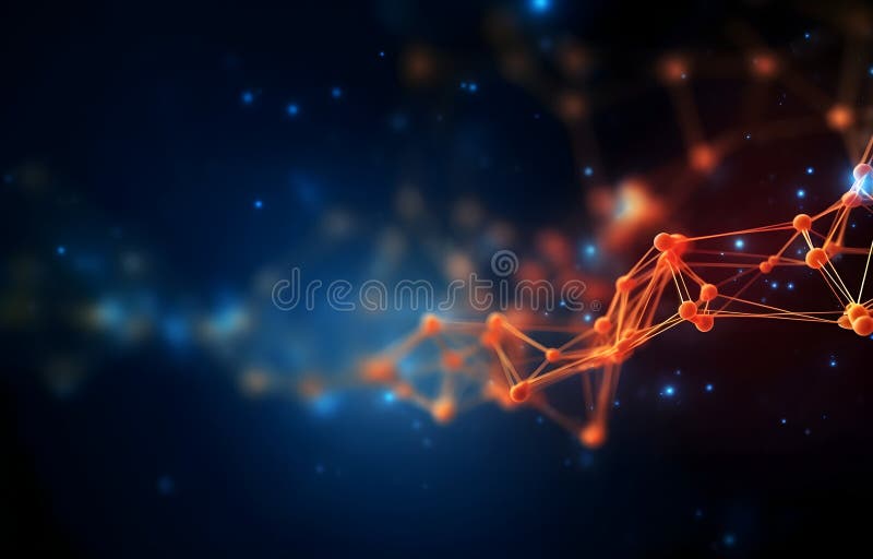 Abstract Connection of Technology Artificial Intelligence for ...