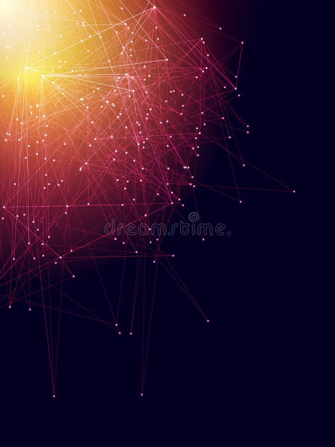 Abstract Connections Background Stock Vector - Illustration of graphic ...