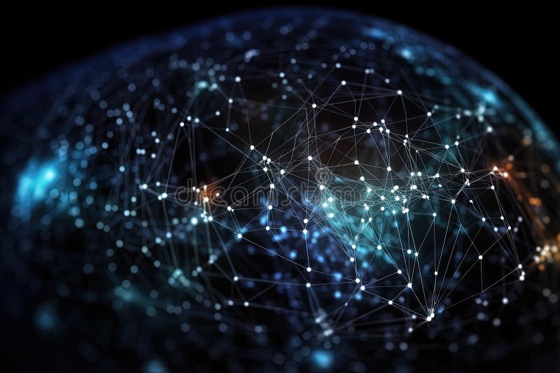 Digital Interconnectedness Stock Illustrations – 797 Digital ...