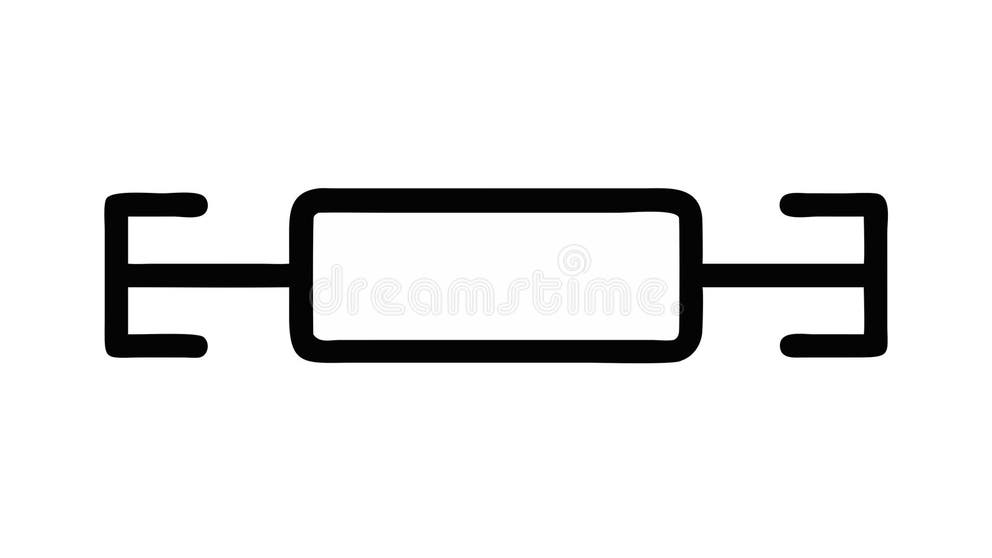 Abstract Connector Element Electronic Component Icon, Vector Design Generative AI Stock Vector ...