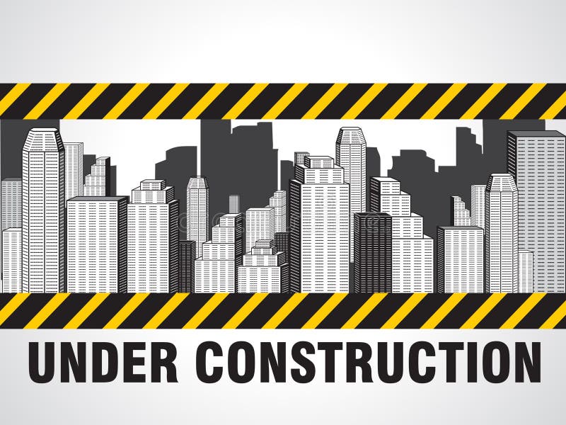 Abstract Construction Buildings Stock Vector - Illustration of ...
