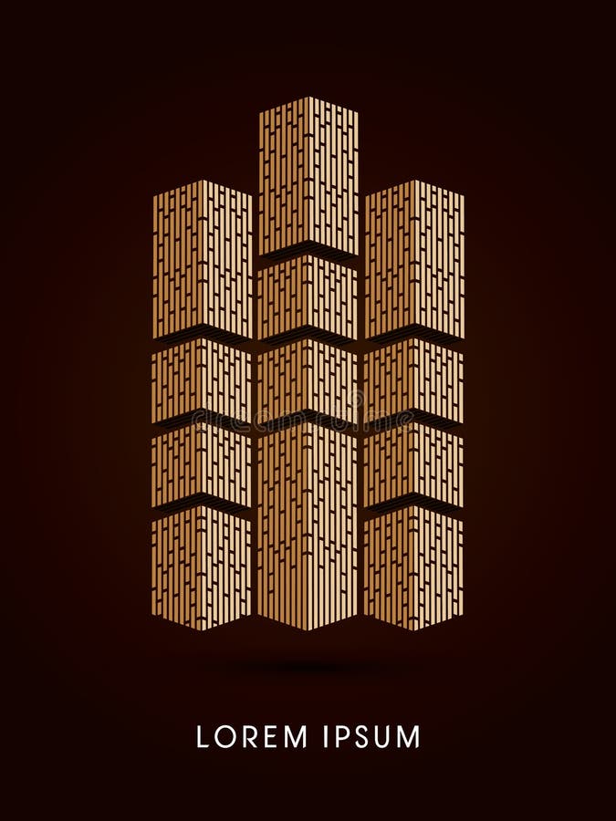 Abstract Construction Graphic Stock Vector - Illustration of branding ...