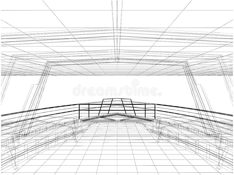 Abstract Construction of the Line Vector 18 Stock Vector - Illustration ...