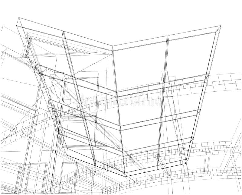 Abstract Construction of the Line Vector 18 Stock Vector - Illustration ...