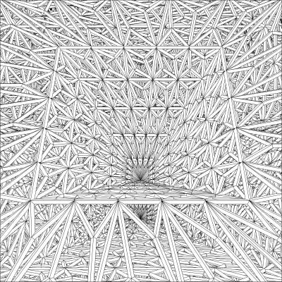 Abstract Construction Structure Vector. Illustration Isolated on White ...