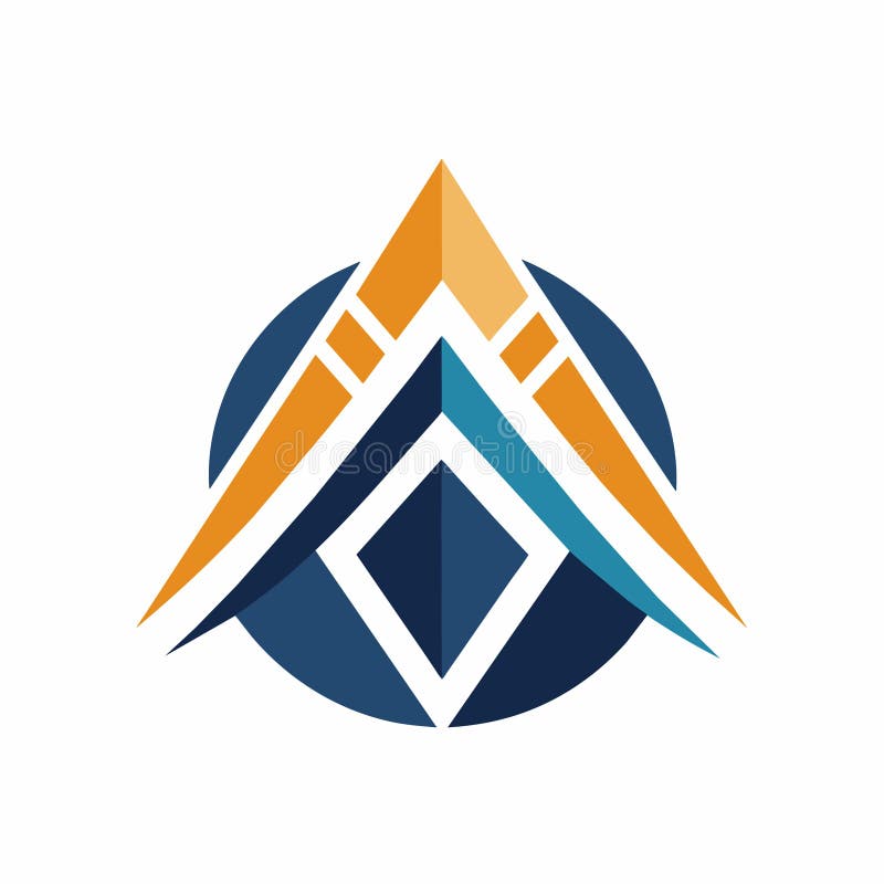 Abstract Construction Tools and Elements in a Logo Design for a ...