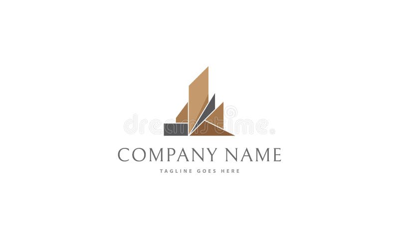 Abstract Construction Vector Logo Image Stock Vector - Illustration of ...