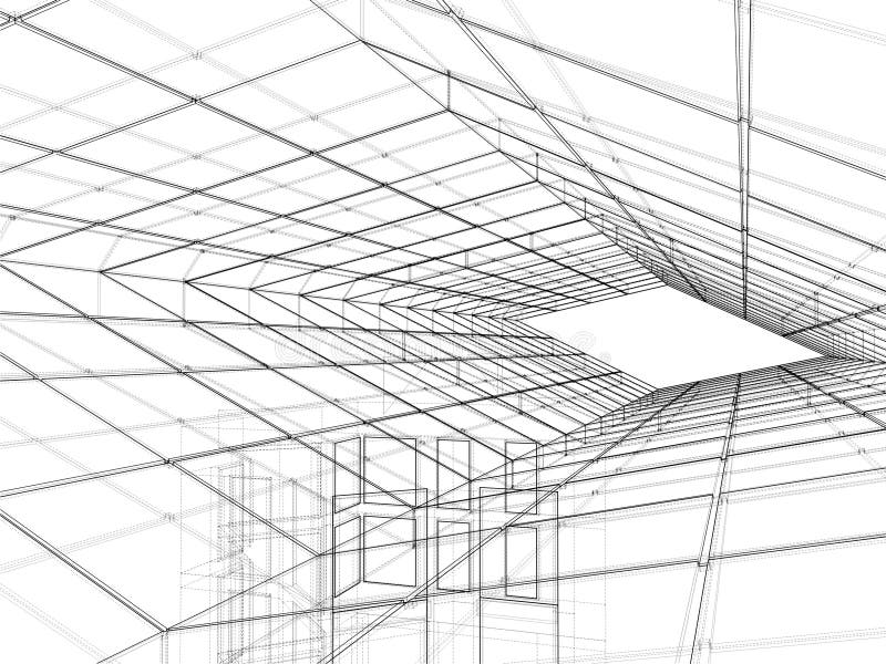 Abstract Constructions of Line Vector Stock Vector - Illustration of ...