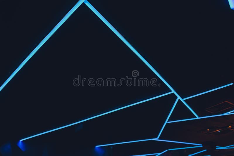 Abstract Contemporary Architecture Background, Ceiling Lighting Corner ...
