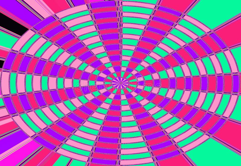 Abstract and Contemporary Digital Art Circle Style Pattern Design Stock ...