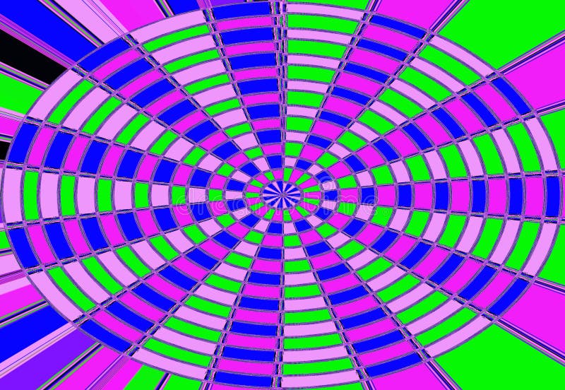 Abstract and Contemporary Digital Art Circle Style Pattern Design Stock ...