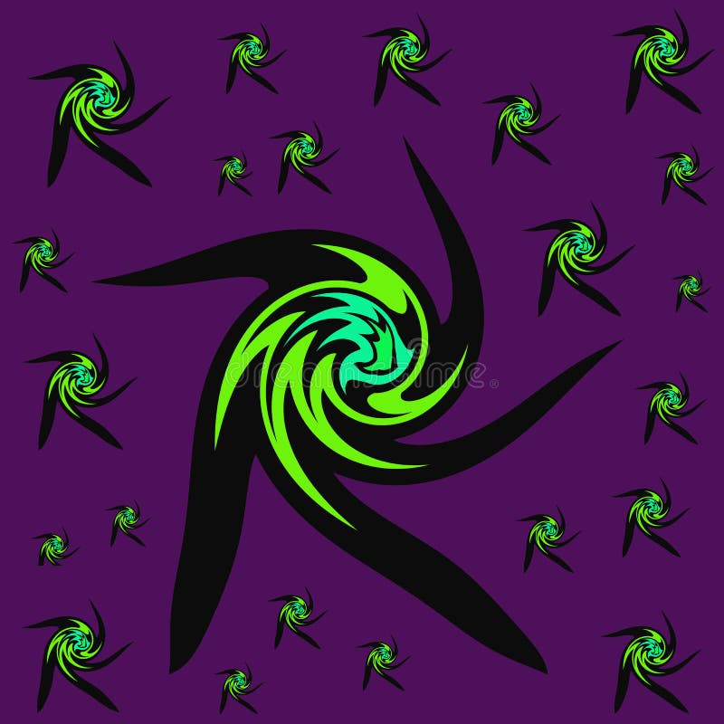 Abstract and Contemporary Digital Art Dancing Flame Pattern Design ...