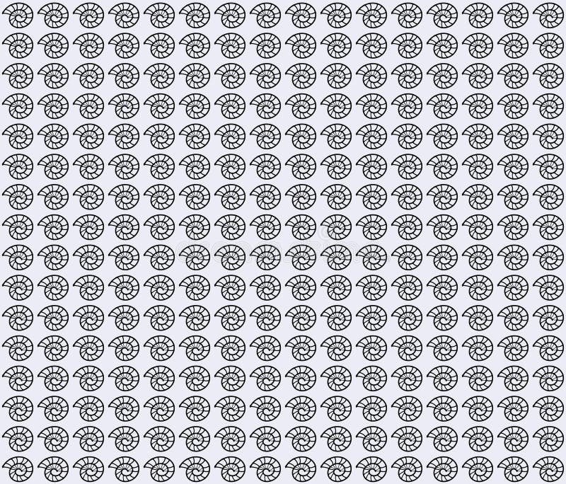 Abstract and Contemporary Digital Art Ammonite Design Stock ...