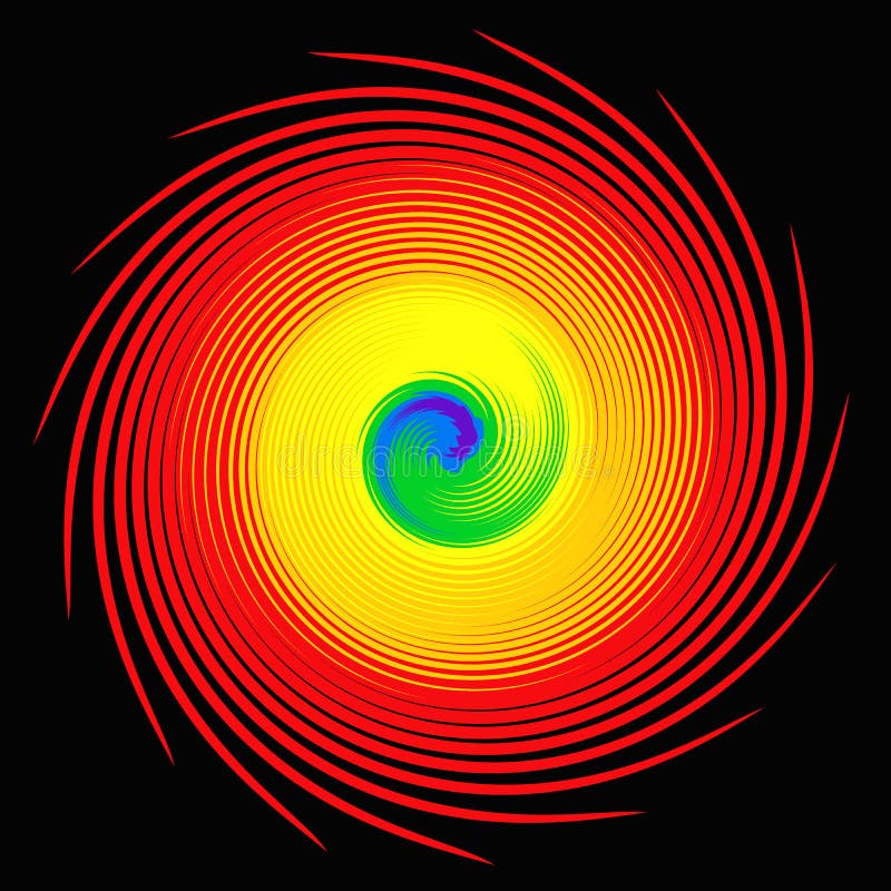 Abstract and Contemporary Digital Art Circle Pattern Design Stock ...
