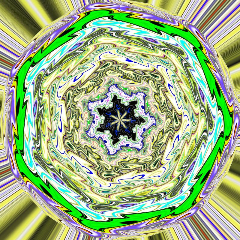 Abstract and Contemporary Digital Art Circle Pattern Design Stock ...