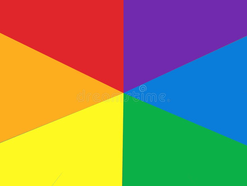 Abstract and Contemporary Digital Art Coloured Rainbow Pattern Stock ...