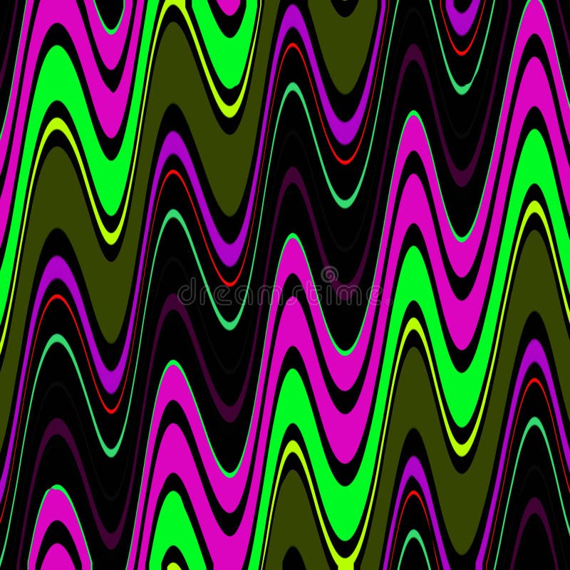Abstract and Contemporary Digital Art Colourful Wave Pattern Stock ...