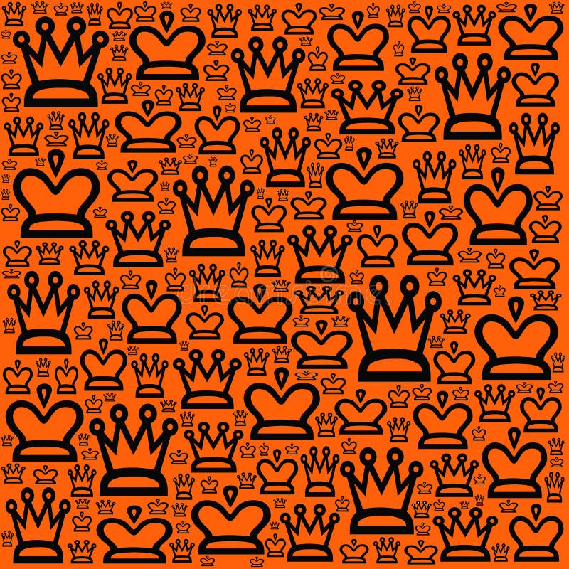 Abstract and Contemporary Digital Art Crown Coronation Design Stock ...