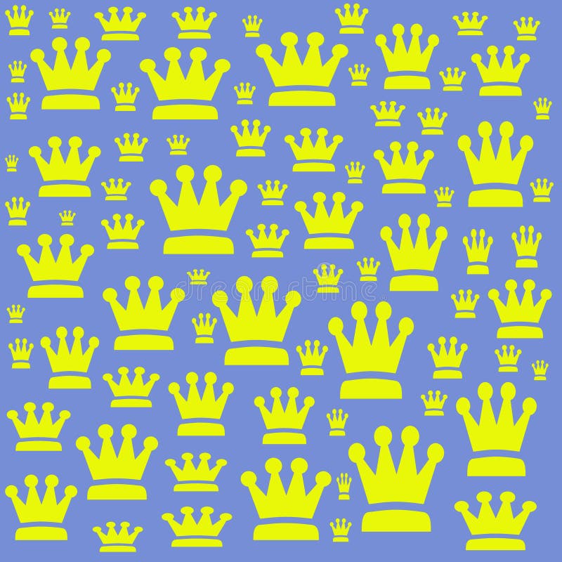 Abstract and Contemporary Digital Art Crown Design Stock Illustration ...