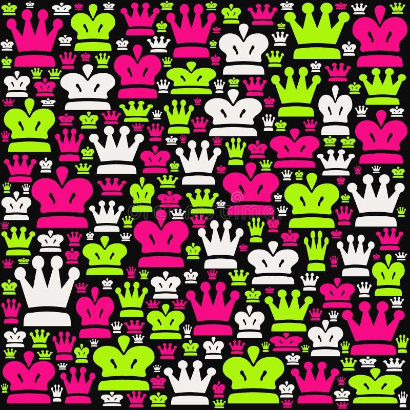 Abstract and Contemporary Digital Art Crown Design Stock Illustration ...