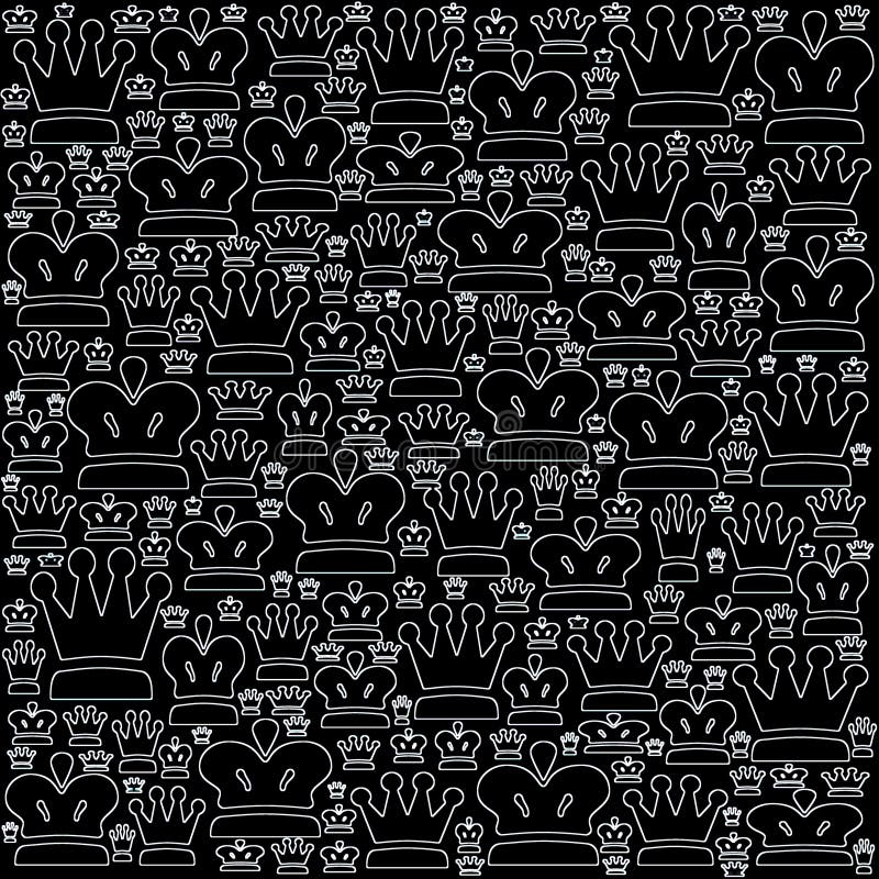 Abstract and Contemporary Digital Art King and Queen Design Stock ...