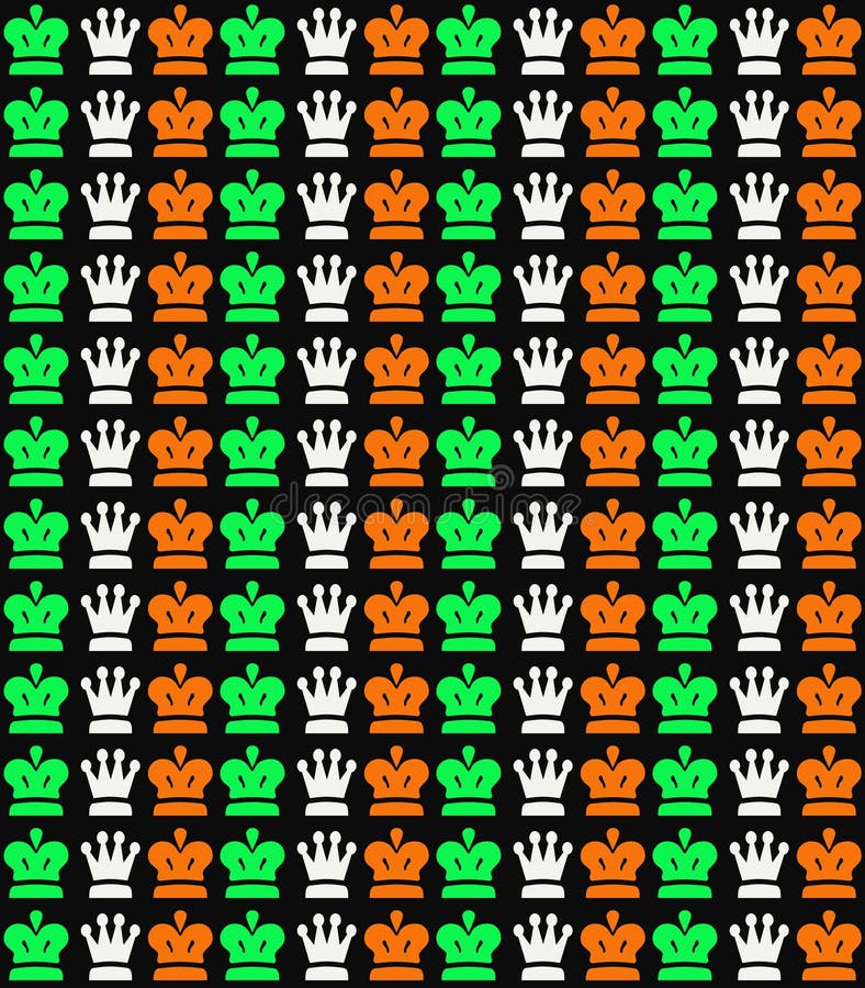 Abstract and Contemporary Digital Art Crown Design Stock Illustration ...