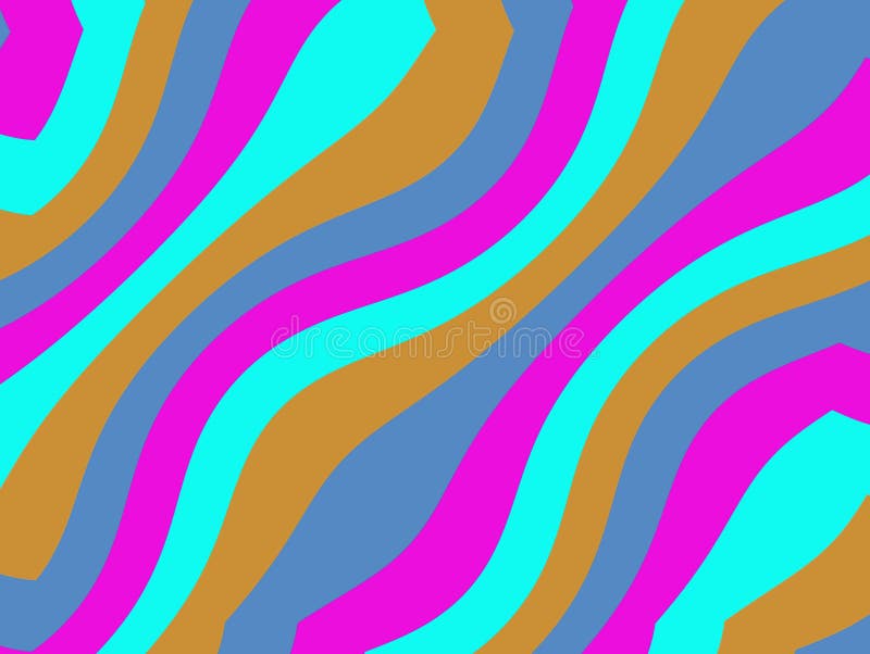 Abstract and Contemporary Digital Art Multi-coloured Red Waves Design ...