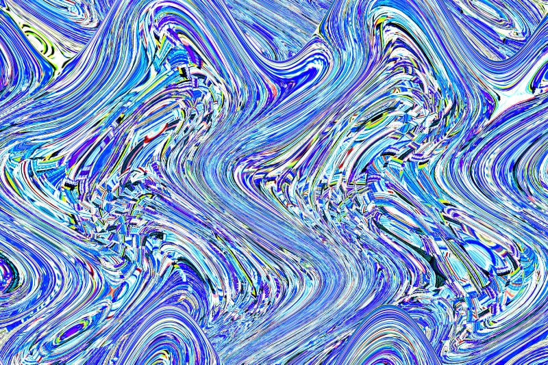 Abstract and Contemporary Digital Art Pattern Design Stock Illustration ...