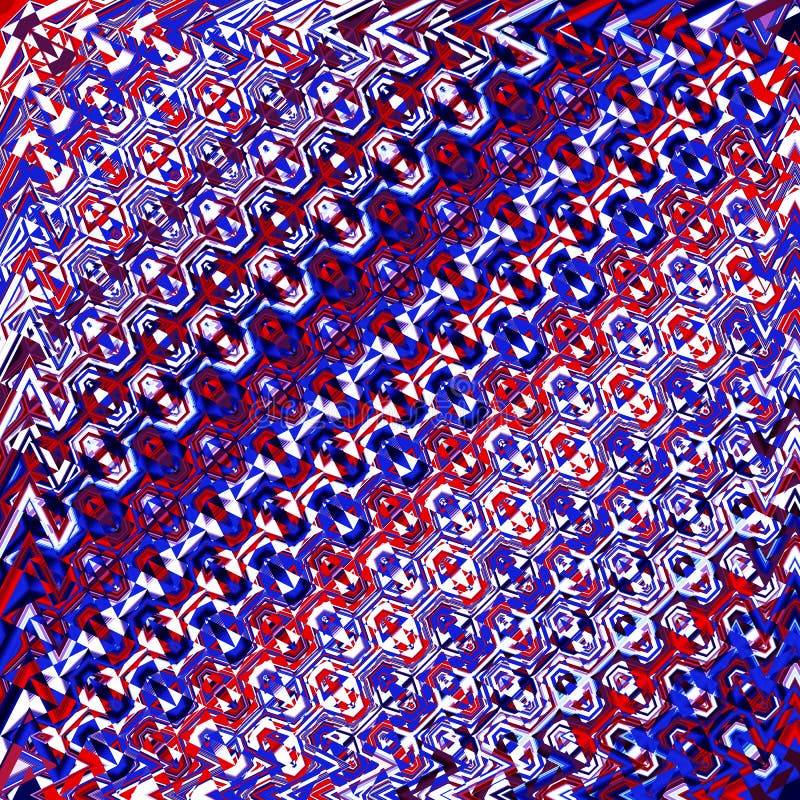 Abstract and Contemporary Digital Art Pattern Design Stock Illustration ...