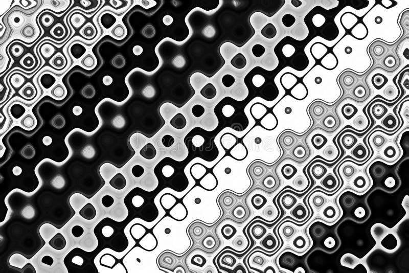 Abstract and Contemporary Digital Art Pattern Design Stock Illustration ...