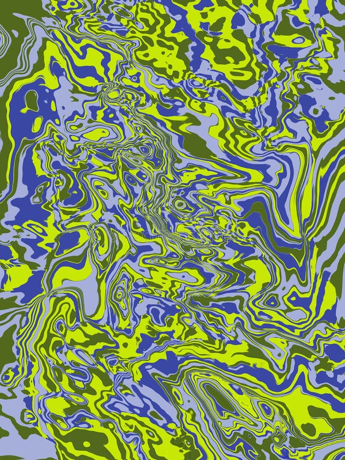 Abstract and Contemporary Digital Art Pattern Design Stock Illustration ...