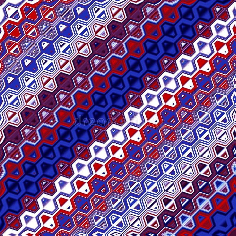 Abstract and Contemporary Digital Art Pattern Design Stock Illustration ...