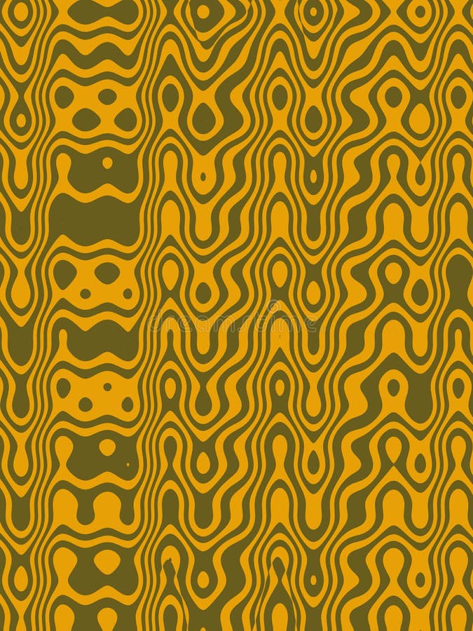 Abstract and Contemporary Digital Art Pattern Design Stock Illustration ...