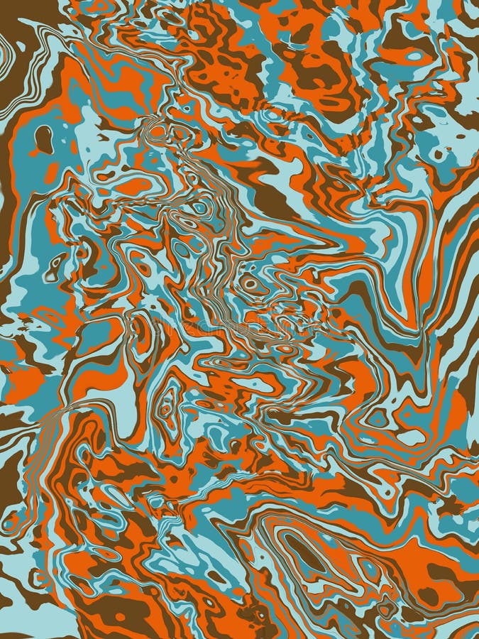 Abstract and Contemporary Digital Art Pattern Design Stock Illustration ...