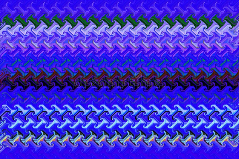 Abstract and Contemporary Digital Art Pattern Design Stock Illustration ...
