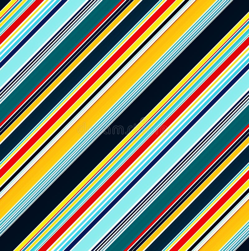 Abstract and Contemporary Digital Art Seamless Stripe Design Stock ...