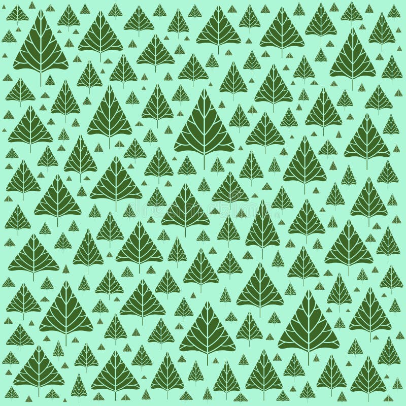 Abstract and Contemporary Digital Art Tree Pattern Design Stock ...