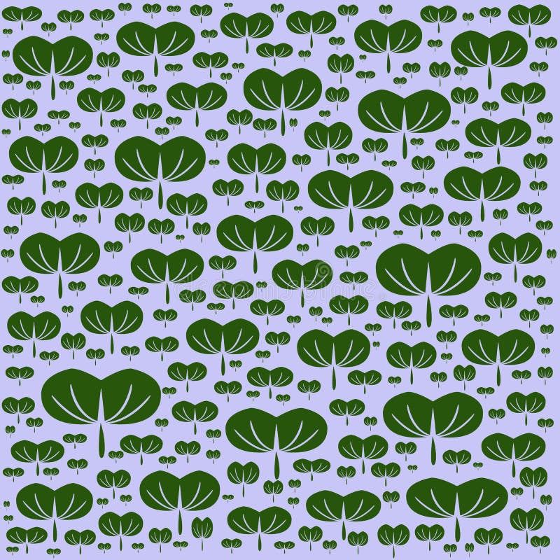 Abstract and Contemporary Digital Art Tree Pattern Design Stock ...