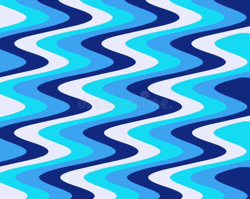 Abstract and Contemporary Digital Art Wave Style Wrapping Paper Pattern ...