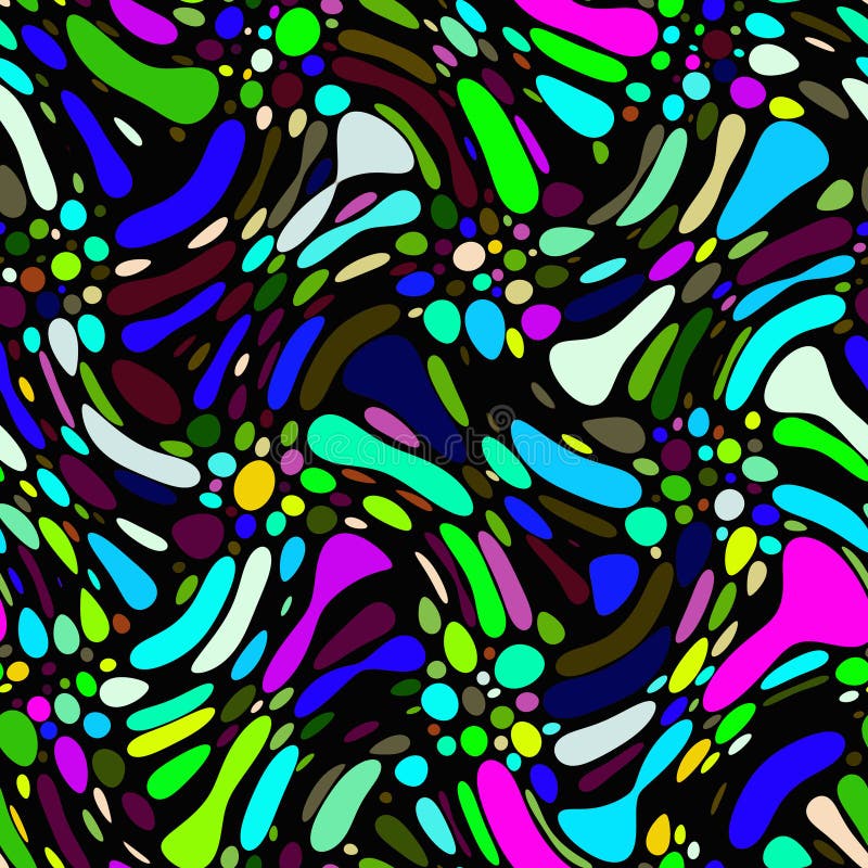 Abstract and Contemporary Digital Art Waves Pattern Design Stock ...