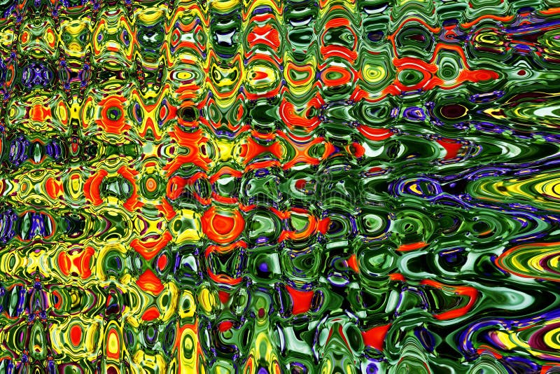 Abstract and Contemporary Digital Hallucination Art Design Stock ...