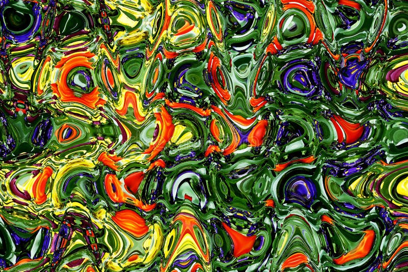 Abstract and Contemporary Digital Hallucination Art Design Stock ...