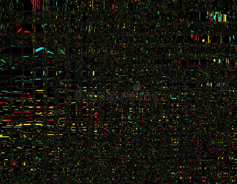 Abstract Contemporary Digital Mayhem Design Stock Illustration ...