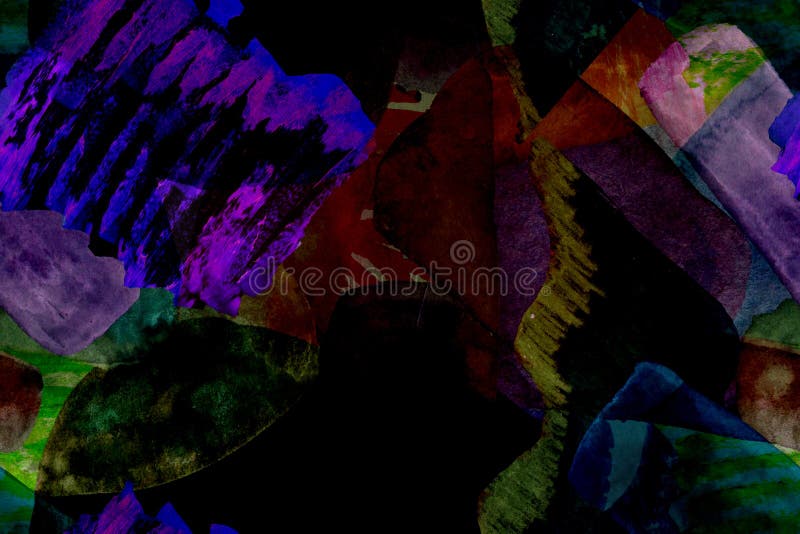 Paper Cut Outs Random Seamless Pattern. Seamless Spots Fabric Print ...