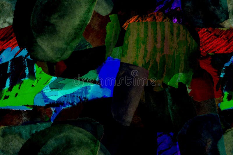 Abstract Contemporary Geometric Paper Cut Outs. Random Graphic Paper ...