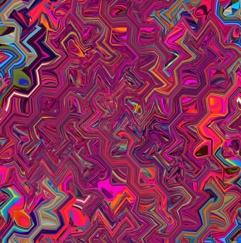 Abstract and Contemporary Patterned Digital Art Design Stock Photo ...
