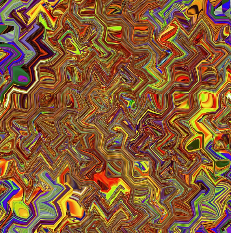 Abstract and Contemporary Patterned Digital Art Design Stock Photo ...