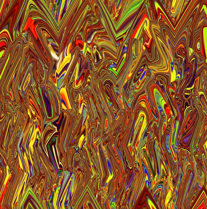 Abstract and Contemporary Patterned Digital Art Design Stock Photo ...